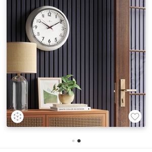 Threshold | Accents | New Threshold School House Clock White Finish 4 ...